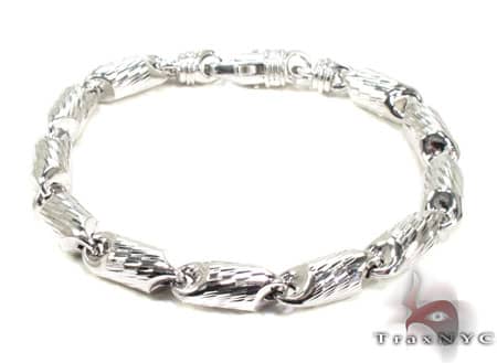 Mens Sterling Silver Bracelet 20132