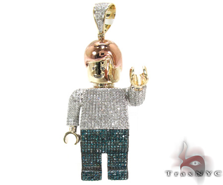 Lego man necklace store