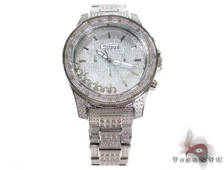 Watch with diamonds inside store