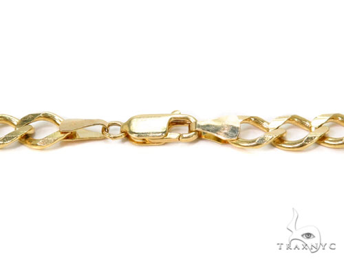 18K Gold Figaro 30 Inches 7mm Chain 41170