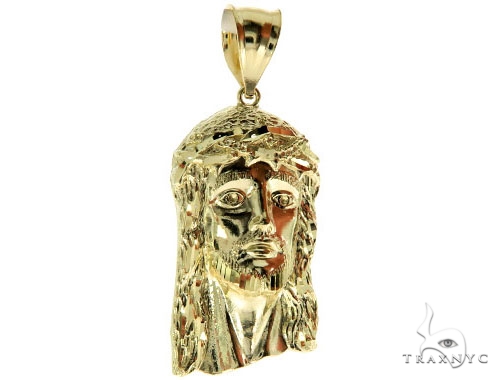 10K Gold Small Jesus Pendant XXS 57121 buy online in NYC. Best price at TRAXNYC